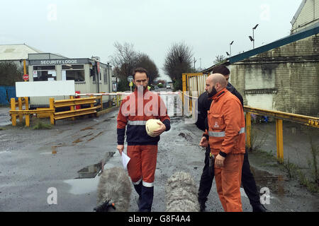 Celsa Manufacturing factory blast Stock Photo - Alamy