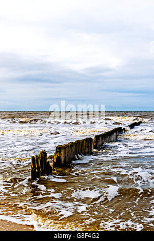 Beach on the isle of Sylt, northern Germany; am strand von Sylt Stock ...
