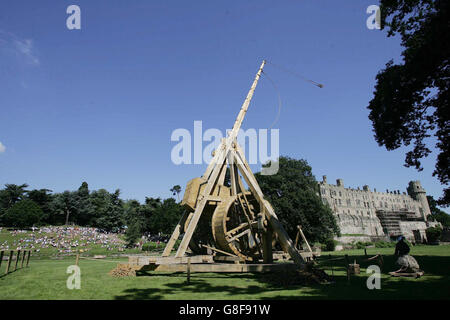 Warwick Castle trebuchet the largest catapult in the world which is ...