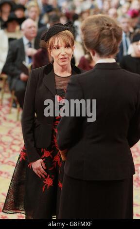 Athlete Wendy Sly with her Member of the Order of the British Empire ...
