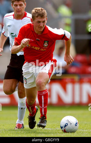 Soccer - Friendly - Wrexham v Liverpool - The Racecourse Ground Stock ...