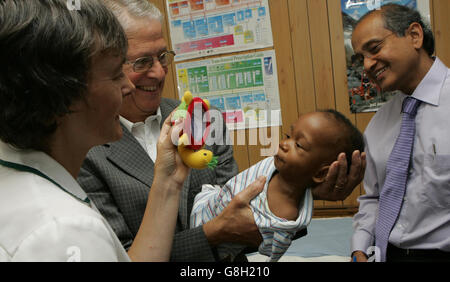 Freddie Mtile, who has no arms or legs, with Fiona Carnegie, a Senior ...