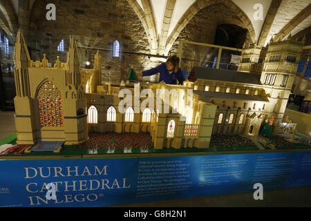 Durham Cathedral in Lego Stock Photo - Alamy