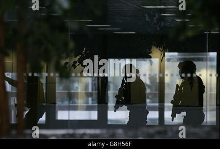 Armed Response Vehicle (ARV) officers during a Metropolitan Police ...