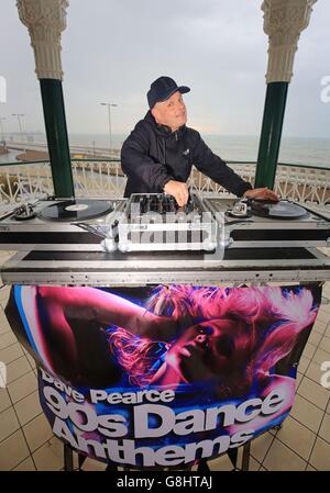 DJ Dave Pearce during a photocall in Brighton, East Sussex, ahead of ...
