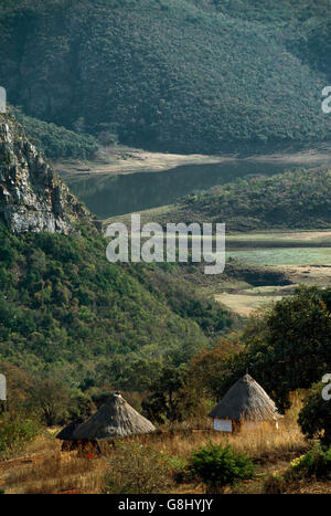 Rural Venda huts, Fundudsi, Limpopo, South Africa, Art Stock Photo - Alamy