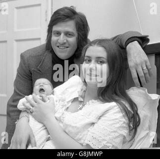 Disc Jockey Ed Stewart. Radio One DJ Ed Stewart with his wife Chiara ...