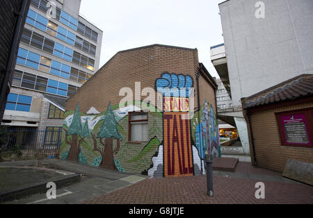 General view of the Broadwater Farm Estate in Tottenham, north London ...