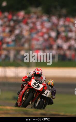 Superbikes - World Superbikes Brands Hatch. Niall Mackenzie Stock Photo ...