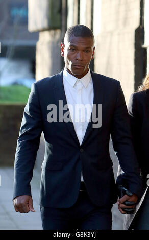 Former Premier League footballer Marcus Bent and his partner (name not ...