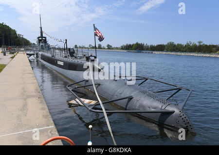 Muskegon, MI, USA – June 20, 2016: Control room of USS Silversides ...