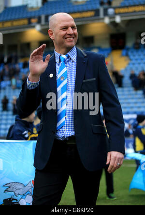 Former Coventry City player David Busst before the Sky Bet Championship ...