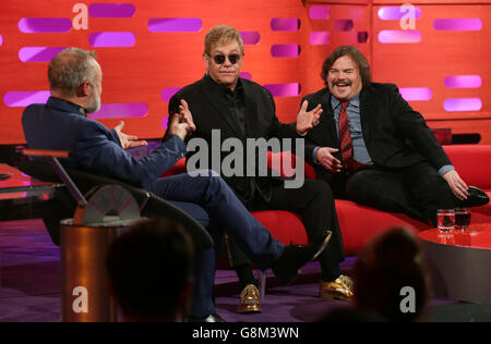 Sir Elton John during the filming of the Graham Norton Show at The ...