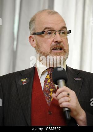 Stephen Spence, Assistant General Secretary of Equity, addresses the ...