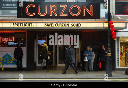 A general view of Curzon cinema in Soho, central London Stock Photo - Alamy