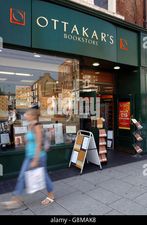 The front of Ottakar's bookstore in London's St. Johns Road, after the ...