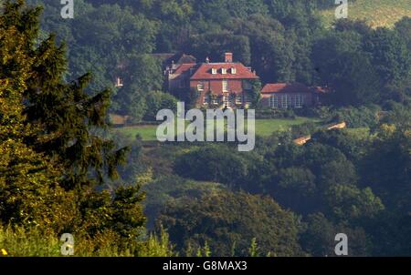 Ashcombe House Estate in Wiltshire, the home of Madonna and Guy Ritchie ...
