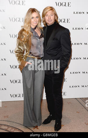 Nicky Clarke and Kelly Simpkin-Clarke attend the UK premiere of A Big ...