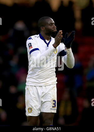 Leeds United fans during the Emirates FA Cup Third Round match Derby ...