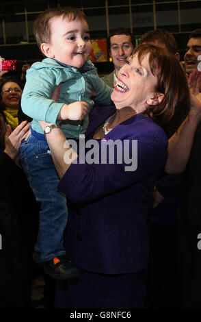 Social Democrats cofounder Roisin Shortall celebrates with her grand ...