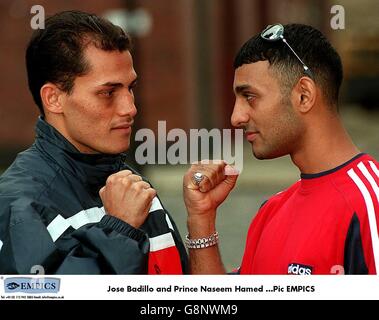 World featherweight champion 'Prince' Naseem Hamed and his girlfriend ...