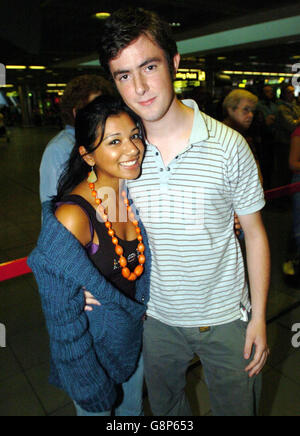 Patrick Clarke is reunited with his girlfriend Lorrina Mahapatra and ...