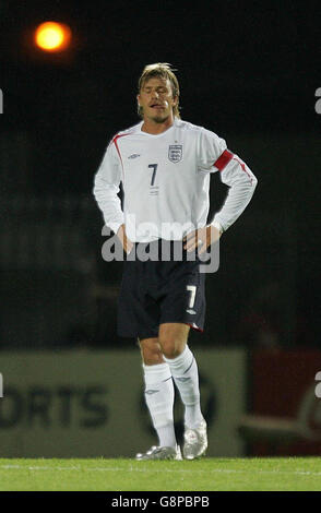 England Captain David Beckham looks forward to the World Cup Finals in ...