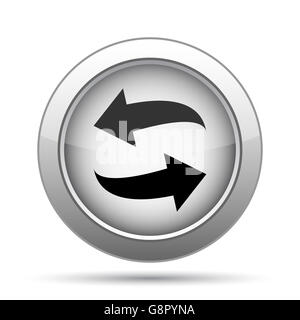 Swap icon. Internet button on white background Stock Photo - Alamy