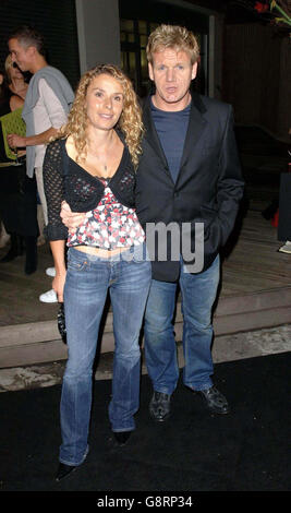 Gordon Ramsay and wife Tana arrive for the lavish 50th birthday party ...