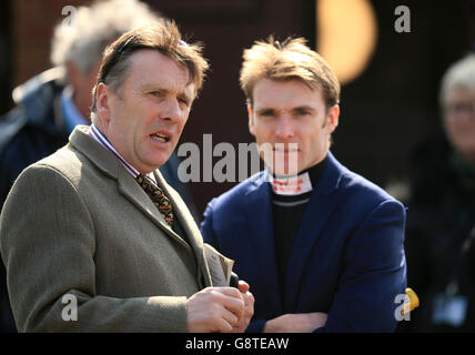 Former top jockey Peter Scudamore and trainer Lucinda Russell. Horse ...