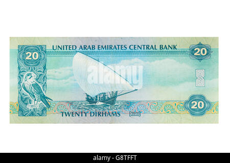 United Arab Emirates 20 Dirham Note Stock Photo - Alamy