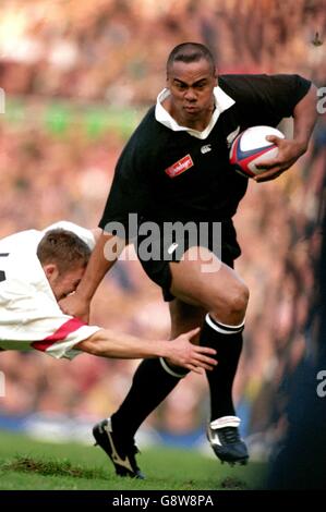 JONAH LOMU & DAVID REES ENGLAND V NEW ZEALAND 06 December 1997 Stock ...