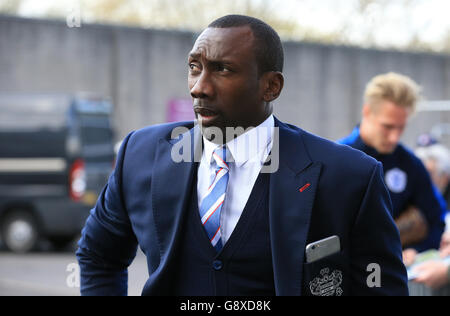Queens Park Rangers manager Jimmy Floyd Hasselbaink Stock Photo - Alamy