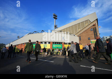 A view outside the ground before the Premier League match at the London ...
