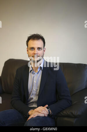 Evan Sharp interview. Evan Sharp, co-founder of Pinterest Stock Photo ...