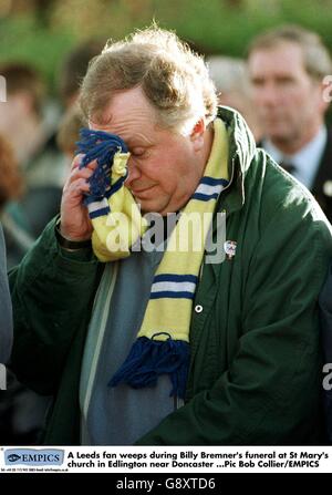 Soccer - Billy Bremner's Funeral - St Mary's Church, Edlington. Fans ...