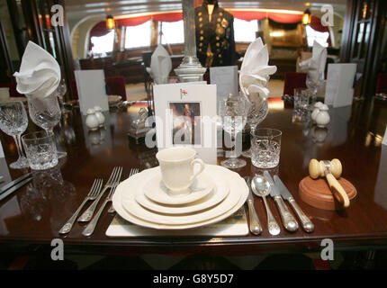 Royal Navy Trafalgar Night Dinner at HMS EXCELLENT Stock Photo - Alamy