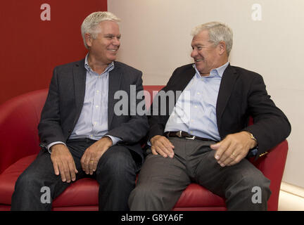 Gregg Saretsky (left), President and CEO of WestJet and Clive Beddoe ...