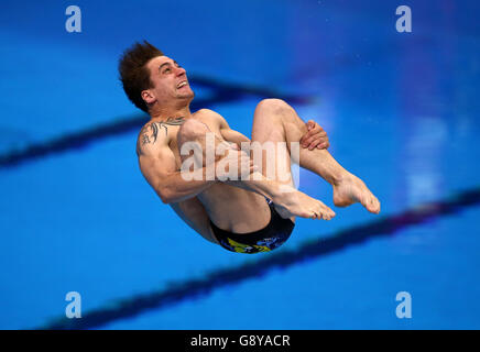 France's Matthieu Rosset competes in the 1m Springboard Mens Final ...
