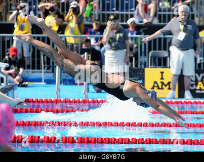 Elizabeth Marks, of the USA, competes in the Women's 50 LC Meter ...