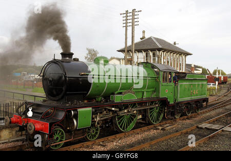 Bo'Ness, Scotland. Steam Engine LNER engines train trains UK railway ...