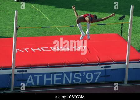 JAVIER SOTOMAYOR HIGH JUMP WORLD CHAMPS 1995 01 September 1995 Stock ...