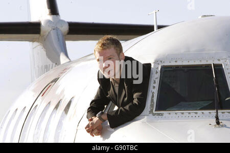 Martin Halstead at Southampton Airport for the launch of his new ...