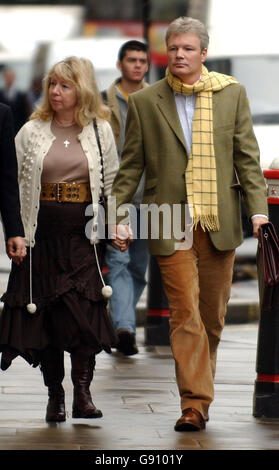Sion Jenkins and his Wife Christina arrive at the Old Bailey, Monday 6 ...