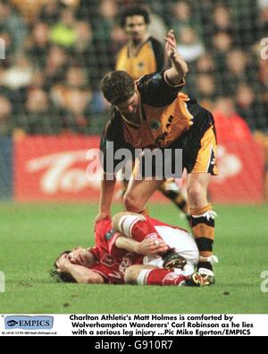 Matt Holmes of Charlton Athletic Football Club. 23/02/2004: Former ...