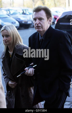 Mike McCartney, brother of former Beatle Paul, arrives with wife Rowena ...