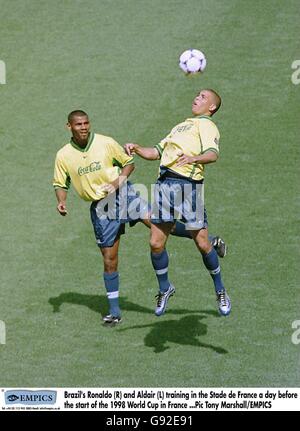 Ronaldo of Brazil in the 1998 World Cup Stock Photo - Alamy
