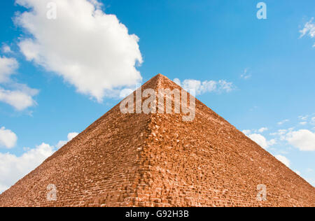 Ancient Egyptian Pyramid over Blue Sky Stock Photo - Alamy
