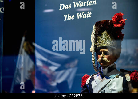 Memorial of the battle of Waterloo visitor centre Stock Photo - Alamy