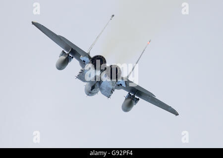 Afterburner of an F-15C jet engine Stock Photo - Alamy